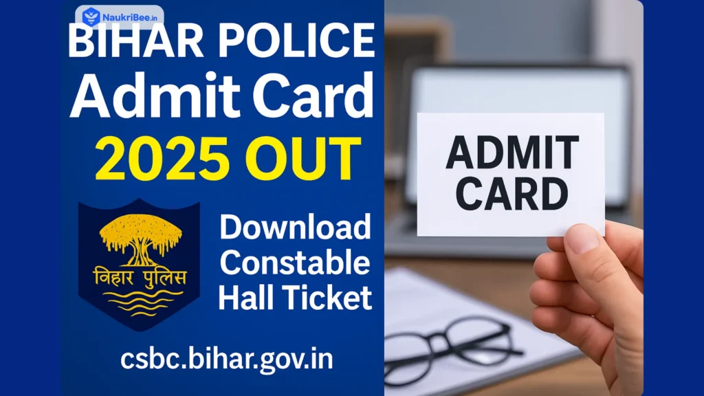 Bihar Police Admit Card 2025 OUT: Download Constable PET Hall Ticket at ...